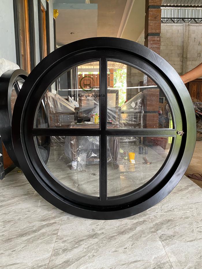 Jual Custom jendela bulat 80cm 2pcs, 1/2lingakaran 80cm, 1/2lingakaran ...