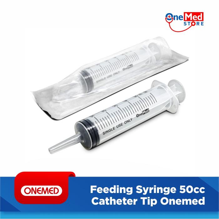 Jual Feeding Syringe 50cc Catheter Tip Onemed - Kota Surabaya - Onemed ...