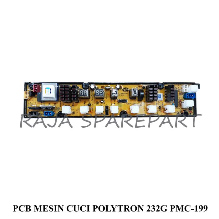 Jual PANEL/ MODUL/PCB MESIN CUCI POLYTRON 232G PMC-199 - Kota Madiun - Raja Sparepart Electronik ...