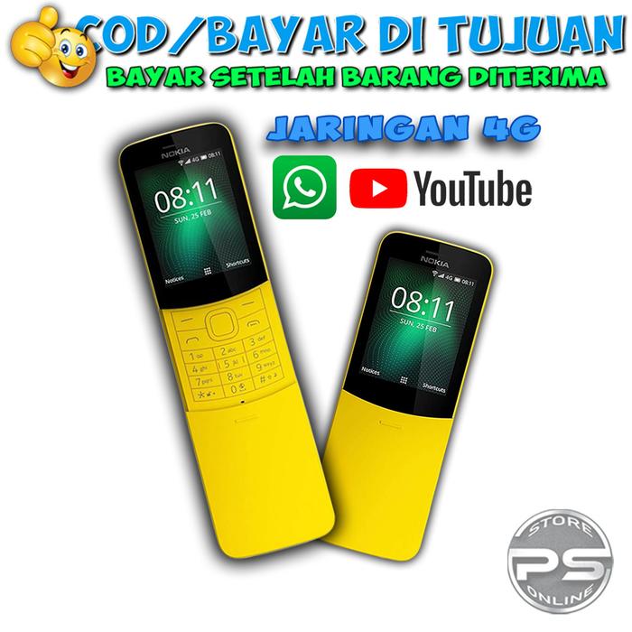 Jual HP Nokia 8110 4G - Sliding - Dual Sim - Bisa YT dan WA - Android KaiOS - Kota Banjarmasin ...