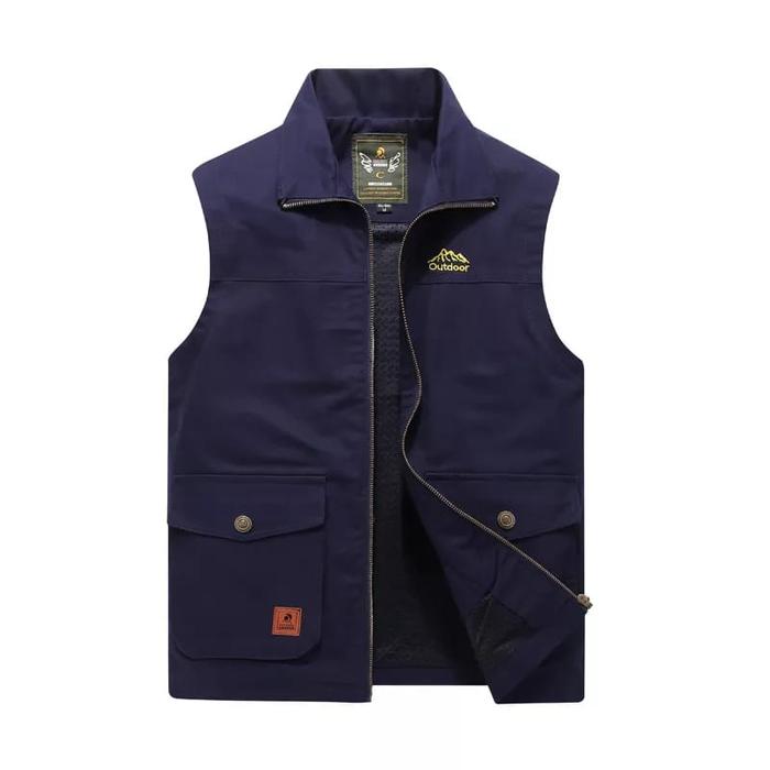 Jual jaket rompi vest pria terbaru hoodie /rompi kantor ukuran jumbo ...
