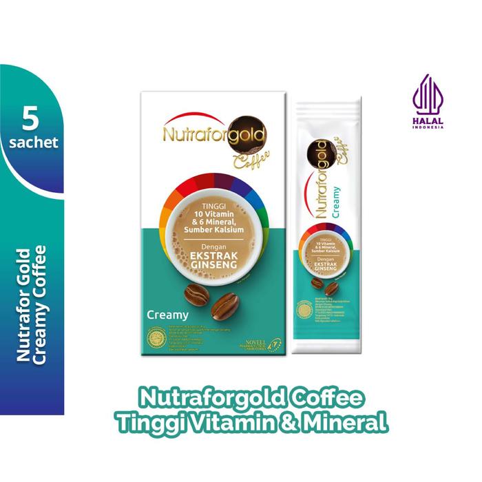 Jual Nutrafor Gold Creamy Coffee - Jakarta Barat - Novell ...