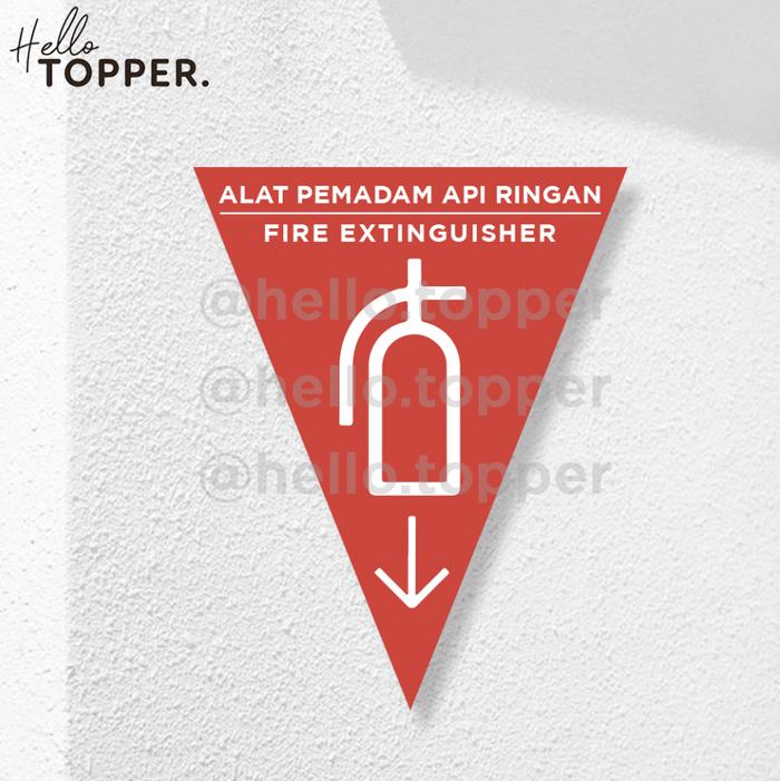 Jual Sign Board Akrilik UV Print APAR Fire Hydrant Petunjuk Acrylic ...