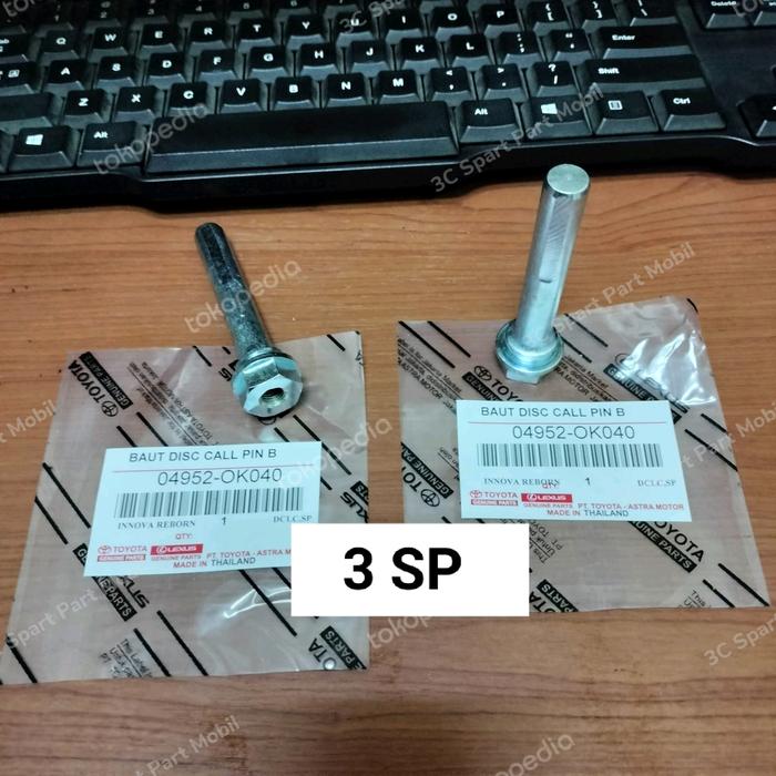 Jual PIN CALIPER BAUT CALIPER TOYOTA INNOVA REBORN POLOS ORIGINAL ...
