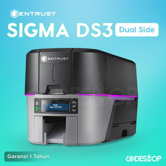 Jual ID Card Printer Entrust Sigma DS3D - Dual Side PVC Card USB-LAN - Kota Surabaya - CODESHOP ...