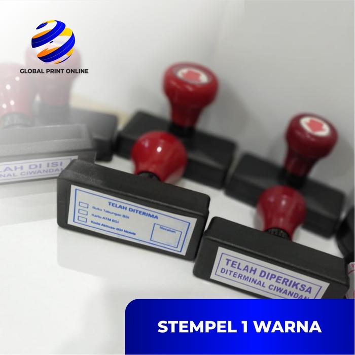 Jual Custom Stempel Cetak Stempel Bulat Kotak Oval 1 Warna - Kab ...