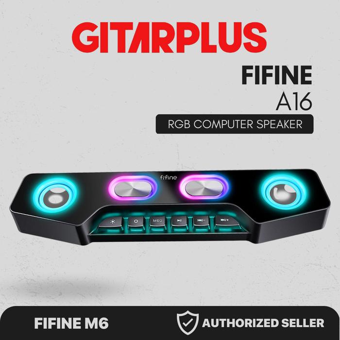 Jual FIFINE A16 Computer Speaker, Bluetooth Wireless Gaming RGB Desktop ...