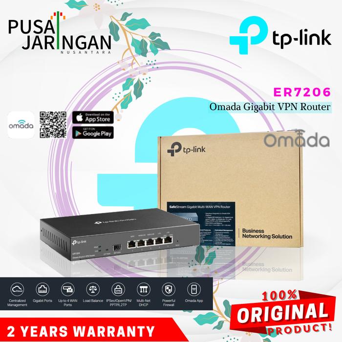 Jual TP-LINK ER7206 Omada Gigabit VPN Router - Jakarta Pusat - Pusat ...