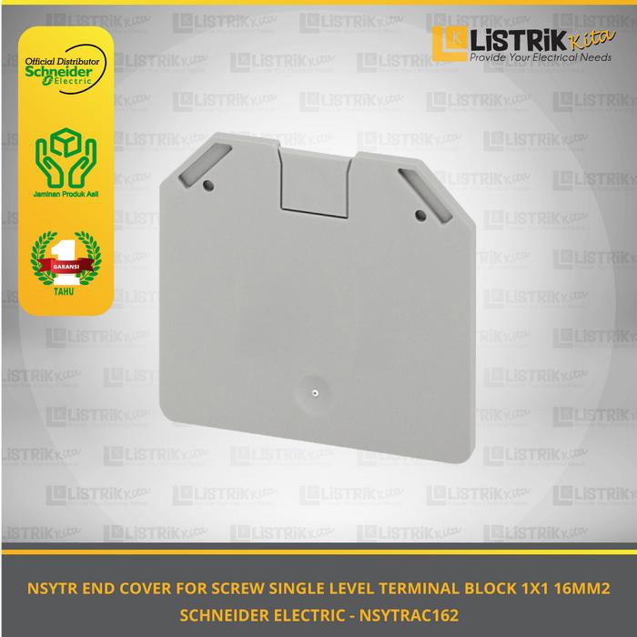 Jual SCHNEIDER NSYTR END COVER FOR SCREW SINGLE TERMINAL BLOCK 1X1 ...