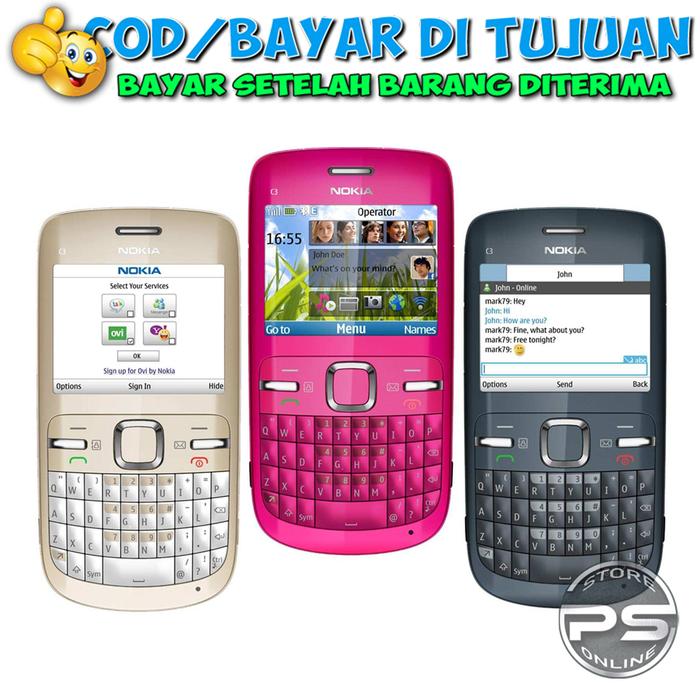Jual HP Nokia C3-00 - Qwerty - Single Sim - Layar Lebar - Fitur Lengkap ...