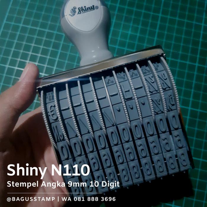 Jual Stempel Manual Shiny N110 Angka 10 Digit 9mm 9 mm - Jakarta Pusat ...