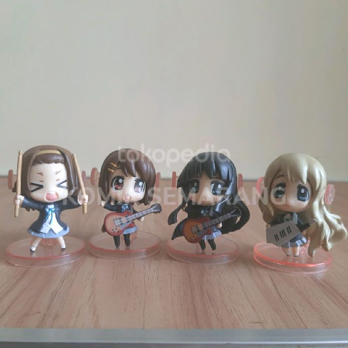Jual K-on! K On Set Yui Mio Mugi Ritsu Action Figure Chibi Petit ...