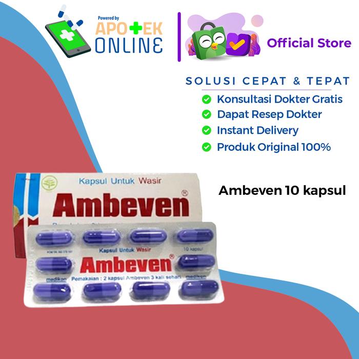 Jual AMBEVEN 1 STRIP @ 10 CAPSUL - Kab. Bekasi - Apotek GP Pratama ...