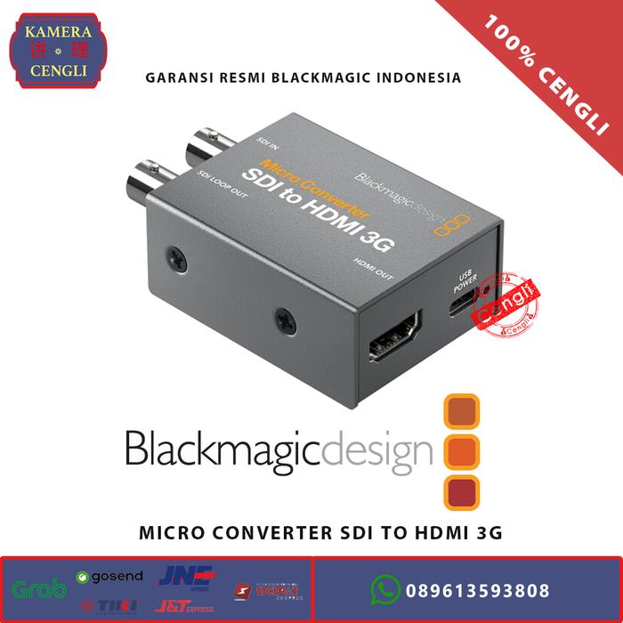 Jual Blackmagic Design Micro Converter SDI to HDMI 3G With PSU - RESMI ...