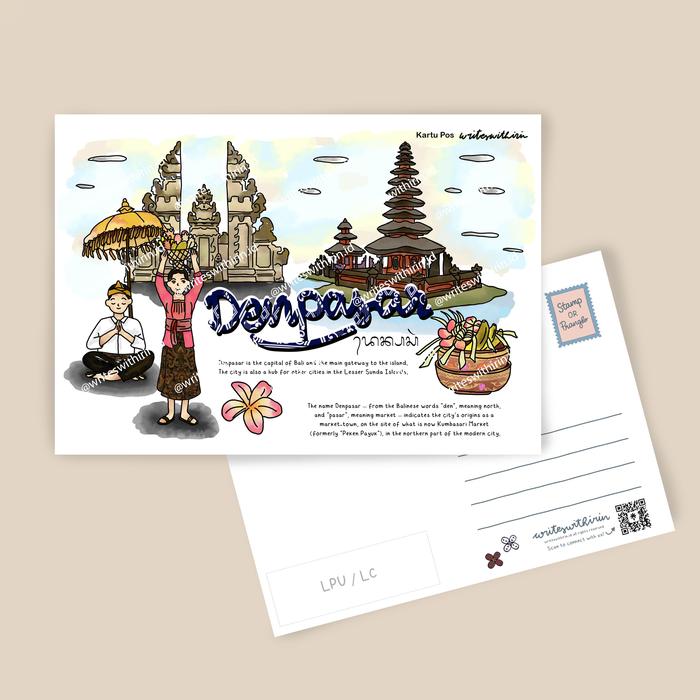 Jual (writeswithirin) Kartu Pos/ Postcard/ Poskad Kota Indonesia - Kota ...