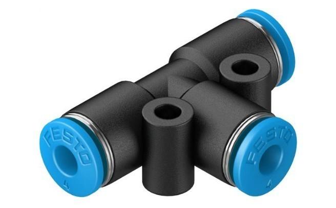 Jual FESTO PUSH IN T-CONNECTOR ( QST FITTING ) – 10 - 8 QST 10 / QST-10 ...