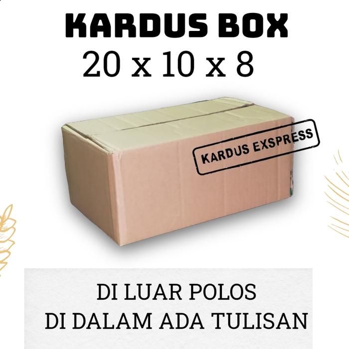 Jual Kardus 20 x 10 x 8 Cm - Kemasan Box Dus Kardus Packing Kecil murah ...
