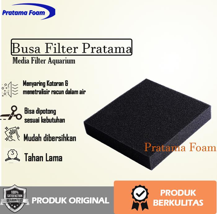 Jual BUSA BIO FILTER FOAM 25 x 25 x 5 cm - PRATAMA - Kab. Tangerang ...