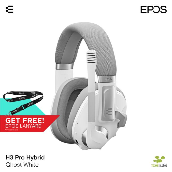 Promo EPOS H3 PRO HYBRID WHITE - Closed Acoustic Bluetooth Gaming Headset Cicil 0% 3x - Jakarta ...