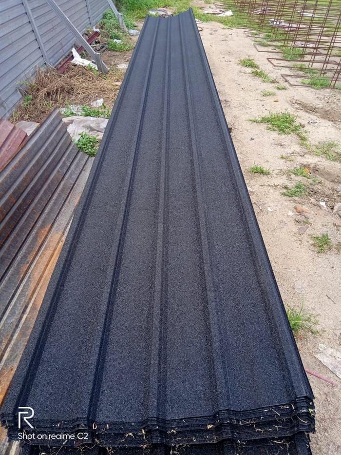 Jual Atap Spandek Pasir 0,25 mm x 800 mm | Panjang 3M 4M 5M 6M - Hitam ...