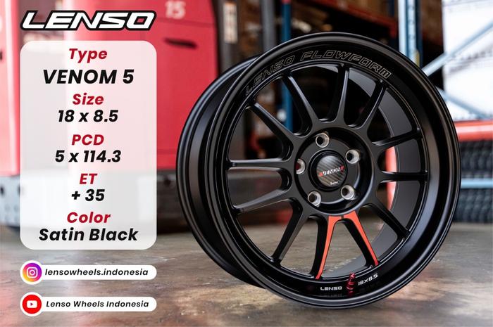 Jual VELG LENSO VENOM 5 RING 18 INNOVA ET 35 LIMITED EDITION ORIGINAL - Kota Surabaya - duta ...