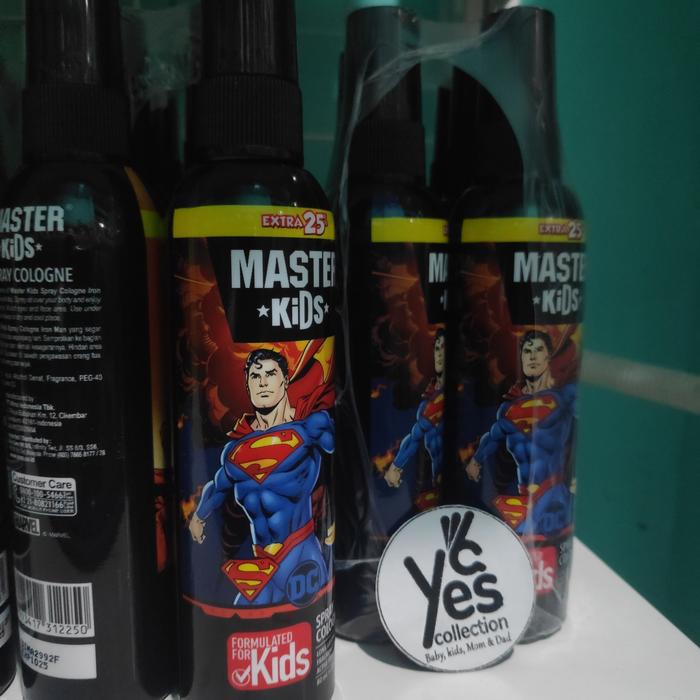 Jual Master Kids Cologne Spray 100 ml parfume anak spiderman Ben10 ...