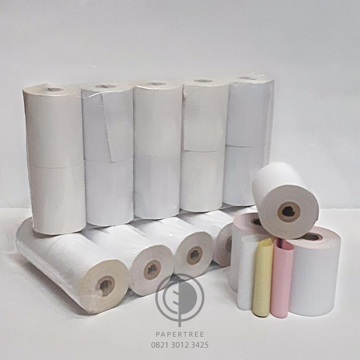 Jual [PACK/10Rolls] Paper Roll / Kertas Struk Kasir 75x60mm NCR 3 Ply ...