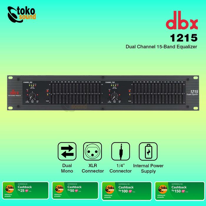 Jual DBX 1215 - Dual 15 Band Graphic Equalizer Original - Jakarta Barat - Tokosound Proaudio ...