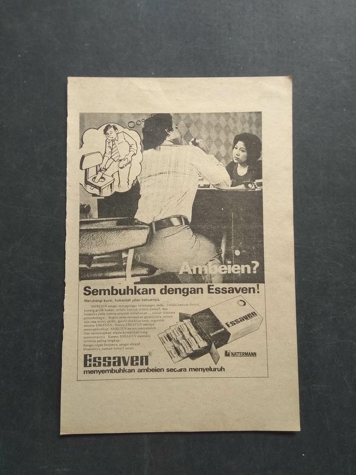Jual IKLAN JADUL ESSAVEN COPOTAN MAJALAH LAWAS ORIGINAL - Kab. Kebumen - idola Masa | Tokopedia