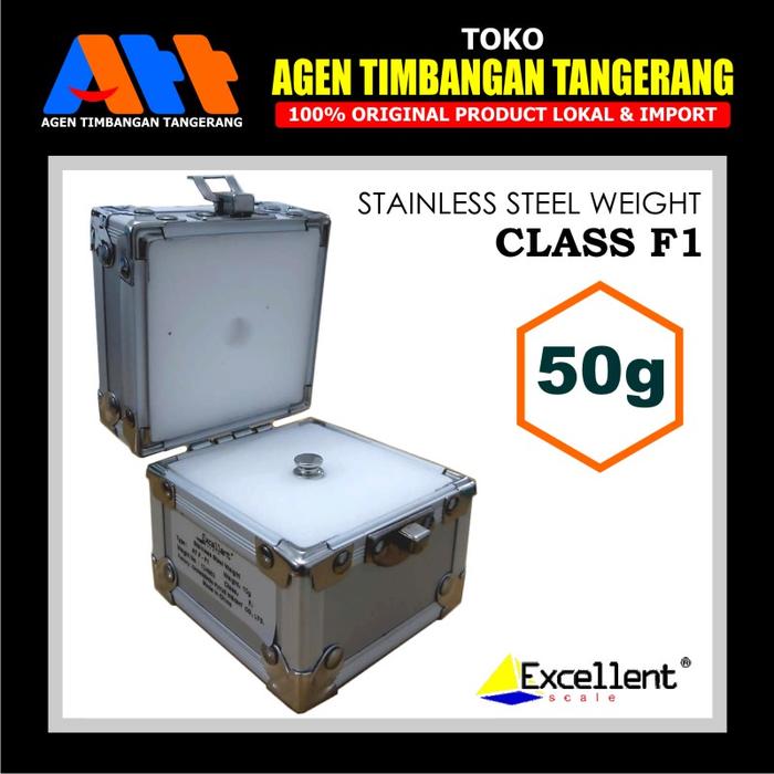 Jual Anak Timbangan Stainless 50g Class F1 Lengkap Aluminum Case - Kab. Tangerang - Agen ...