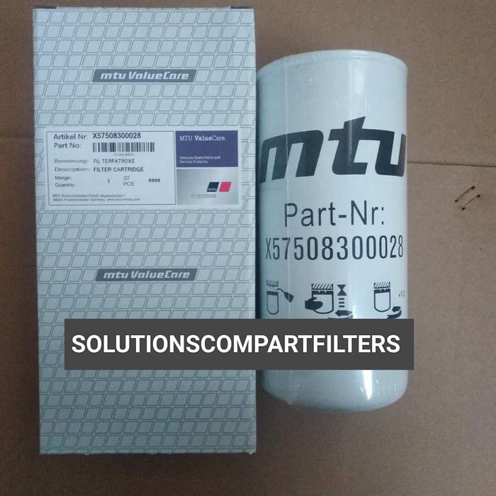 Jual Fuel Filter MTU X57508300028 Genuine - Kota Batam - Solution Comp ...