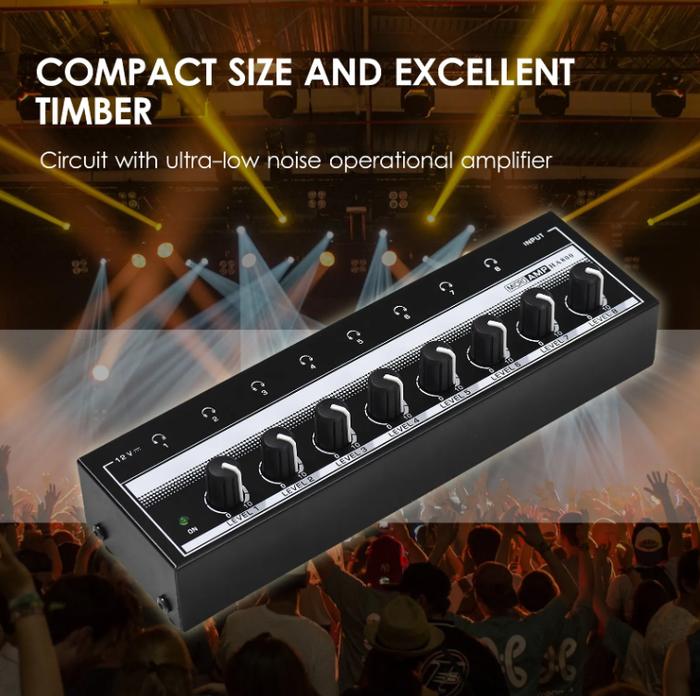Jual PROFESSIONAL HEADPHONE AMPLIFIER 8 CHANNEL MICROAMP HA800 NO ...