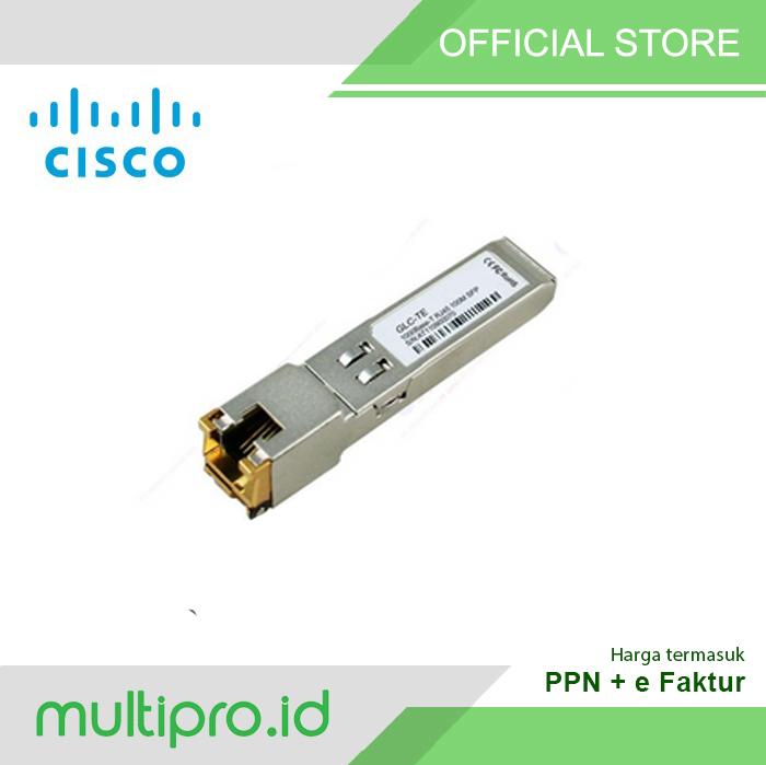 Promo Cisco GLC-TE= 1000BASE-T SFP transceiver module Category 5 copper ...