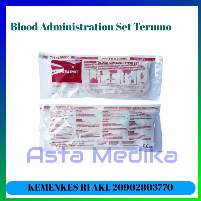 Jual Blood Set Terumo Blood Transfusion Set Terumo Selang Transfusi ...