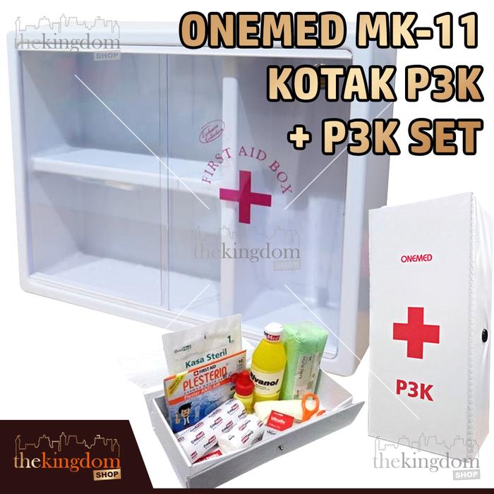Jual Onemed MK-11 Kotak P3K Tempat Penyimpanan Obat Medis Set First Aid ...
