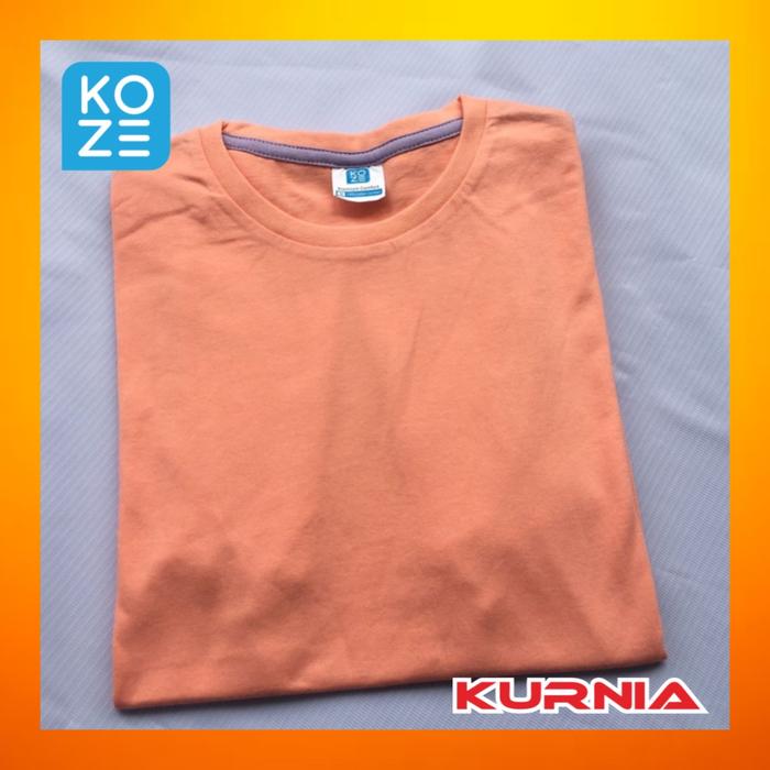 Jual Baju Kaos Polos Koze 30s Warna Pastel (Peach / Milo / Lilac ...