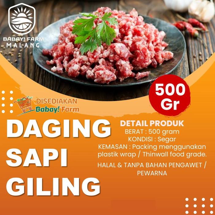 Jual Daging Giling 250 500 gr 1 kg - 500 gram - Kab. Malang - Babay ...