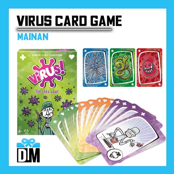 Jual Mainan Kartu Virus Game Menularkan Gembira Keluarga The Virus Card ...