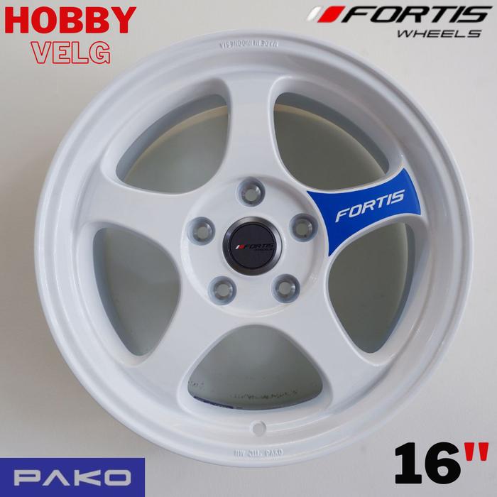Jual VELG FORTIS WHEELS BY PAKO PLW 16 TYPE 2 R16 x 7 5H 114,3 38 WHITE ...