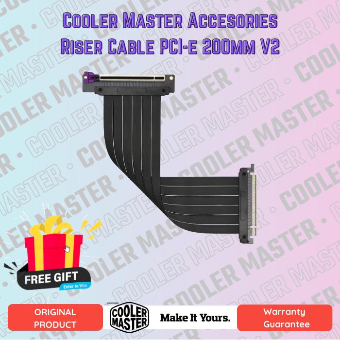 Jual Cooler Master Accesories Riser Cable PCI-e 200mm V2 - Jakarta ...