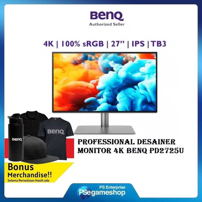 Promo BenQ PD2725U 27″ IPS TB3 Professional Desainer Monitor Monitor 4K ...
