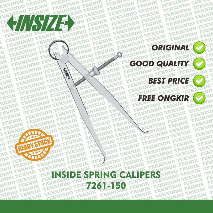 Jual Insize Inside Spring Caliper 7261-150 Ukuran 20-170mm Original ...