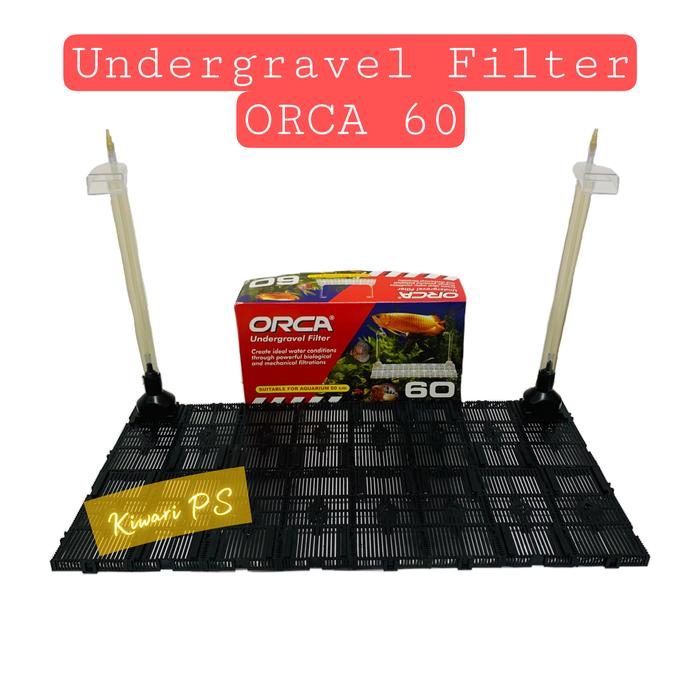 Jual ORCA 60 Undergravel Filter Aquarium Ikan 60cm Under Gravel ...