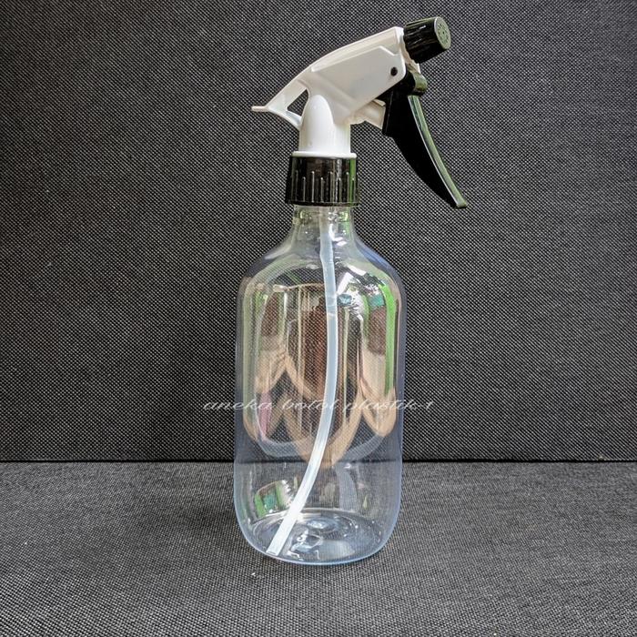 Jual Botol Spray 500 ml Tutup Hitam Putih / Botol Spray Triger 500ml ...