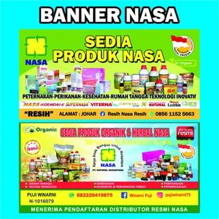 Jual Cetak Spanduk/Banner MS GLOW & NASA Gratis Desain - NASA, 100 x ...