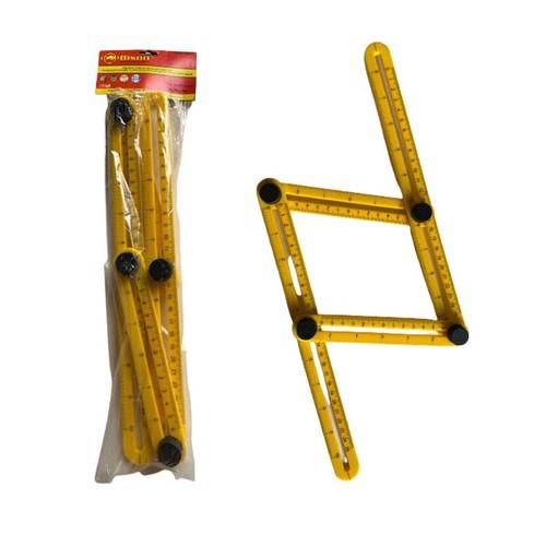Jual BISON PENGGARIS KERAMIK LIPAT 4 SISI PLASTIK FOLDING SIDE RULER ...