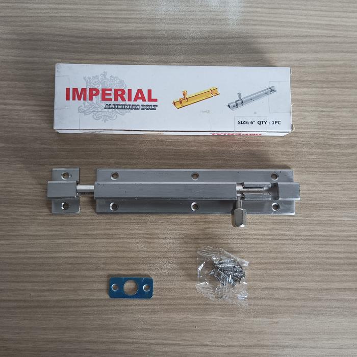 Jual Grendel pintu 6"Aluminium Tebal imperial - Kota Pekanbaru ...