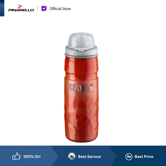 Jual ELITE ICE FLY THERMAL BOTTLE - BOTOL MINUM / BIDON SEPEDA - Red ...