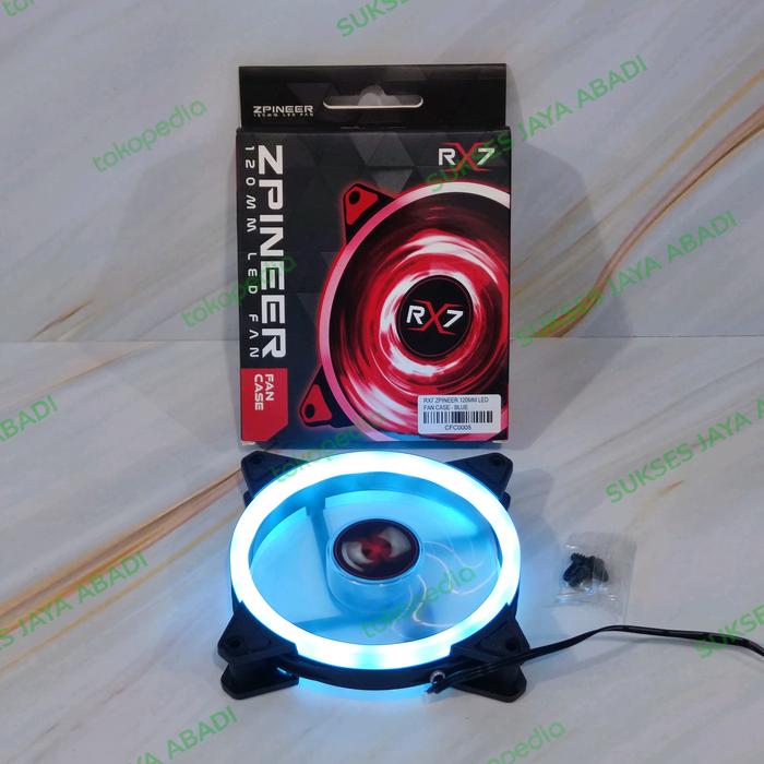 Jual RX7 ZPINEER 120MM LED FAN CASE - BLUE - Kota Bekasi - SUKSES JAYA ...