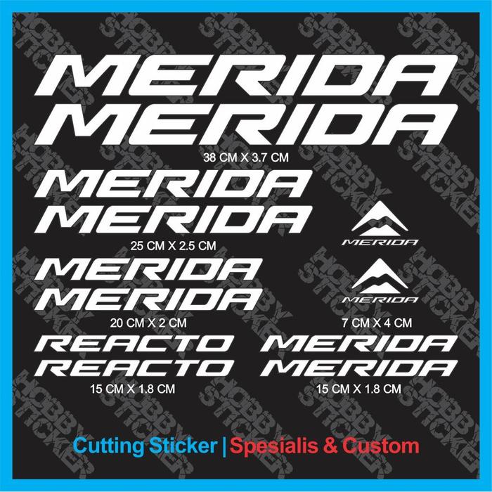 Jual GI939 Decal Frame Merida Sticker MTB Stiker Sepeda Custom New ...